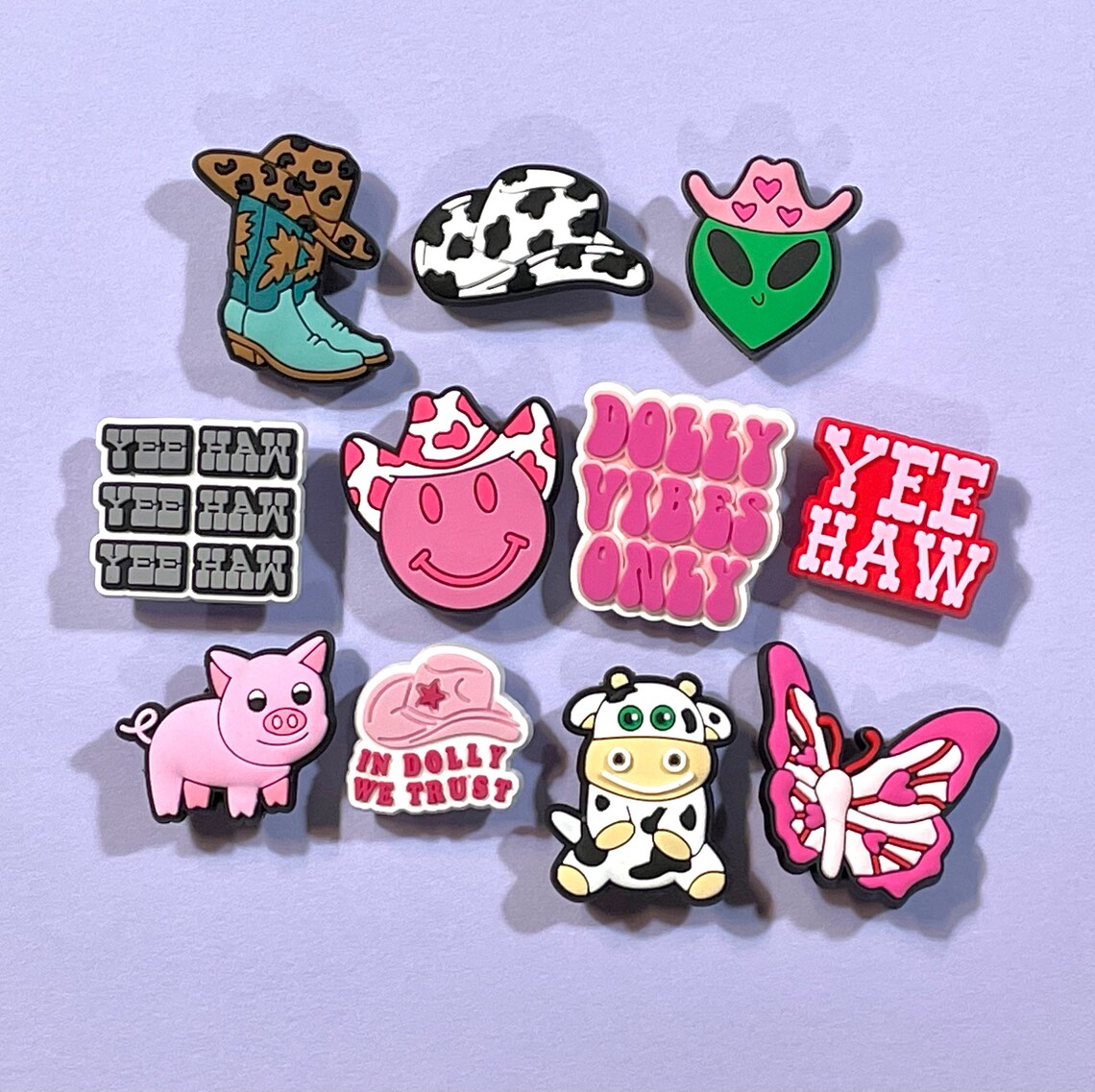 YEE HAW Croc Charm Cowgirl Croc Charm Boots Croc Charms - Etsy