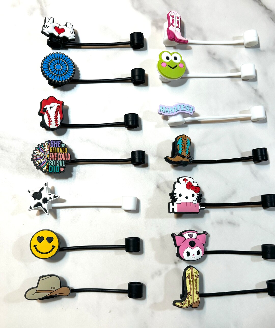 Cute Straw Topper Straw Topper for Tumbler Stanley Compatible Straw ...