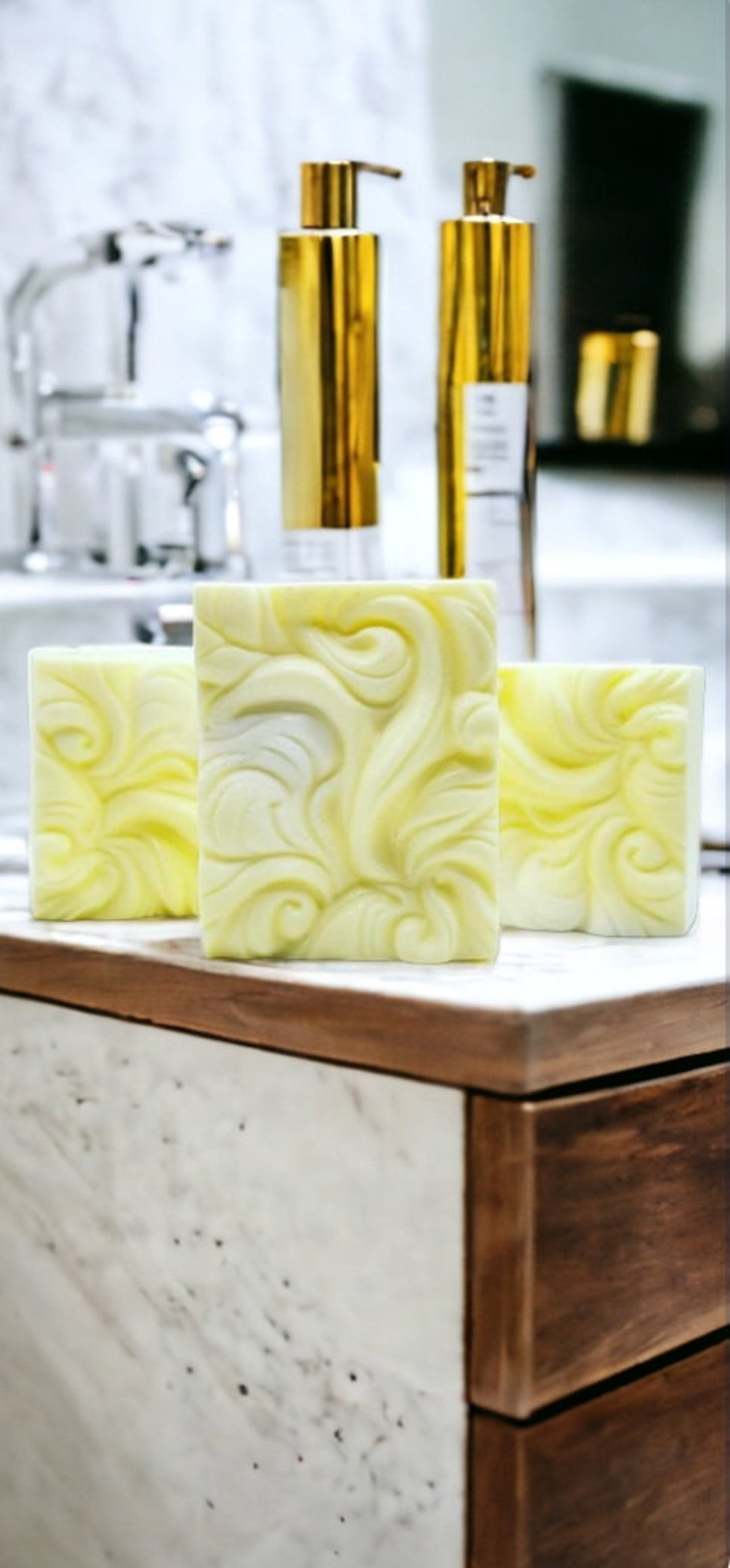 Shea Butter Wave Bar ~ Homemade Soap - Etsy