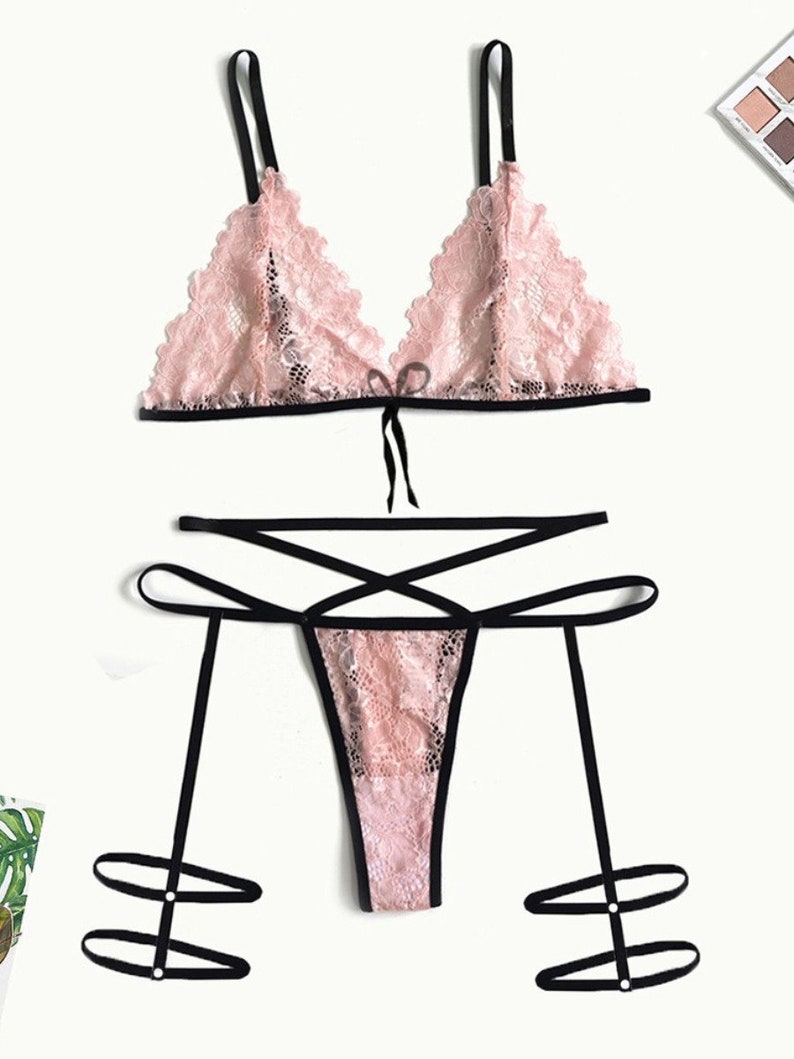 Sparkle Lingerie Set - Etsy