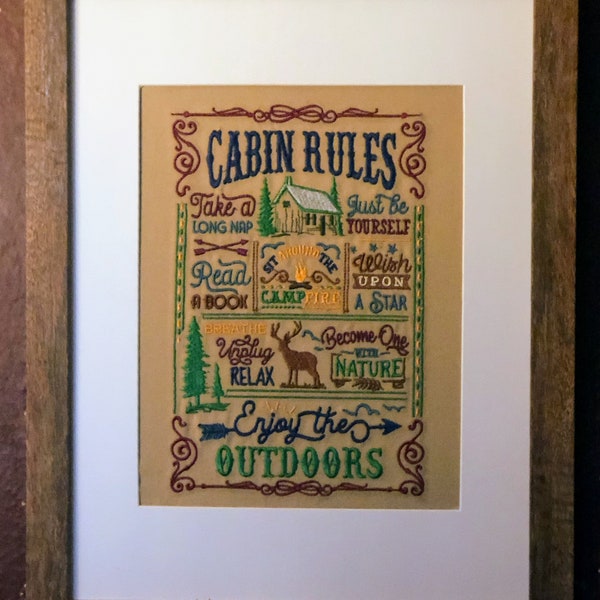 Cabin Rules - Etsy