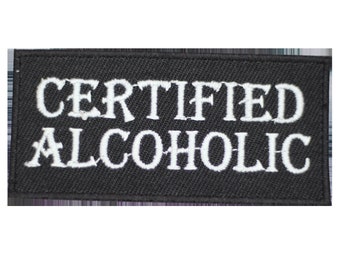 Alcoholic Patch - Etsy