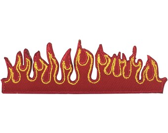 Flames Patch Custom Made - Etsy