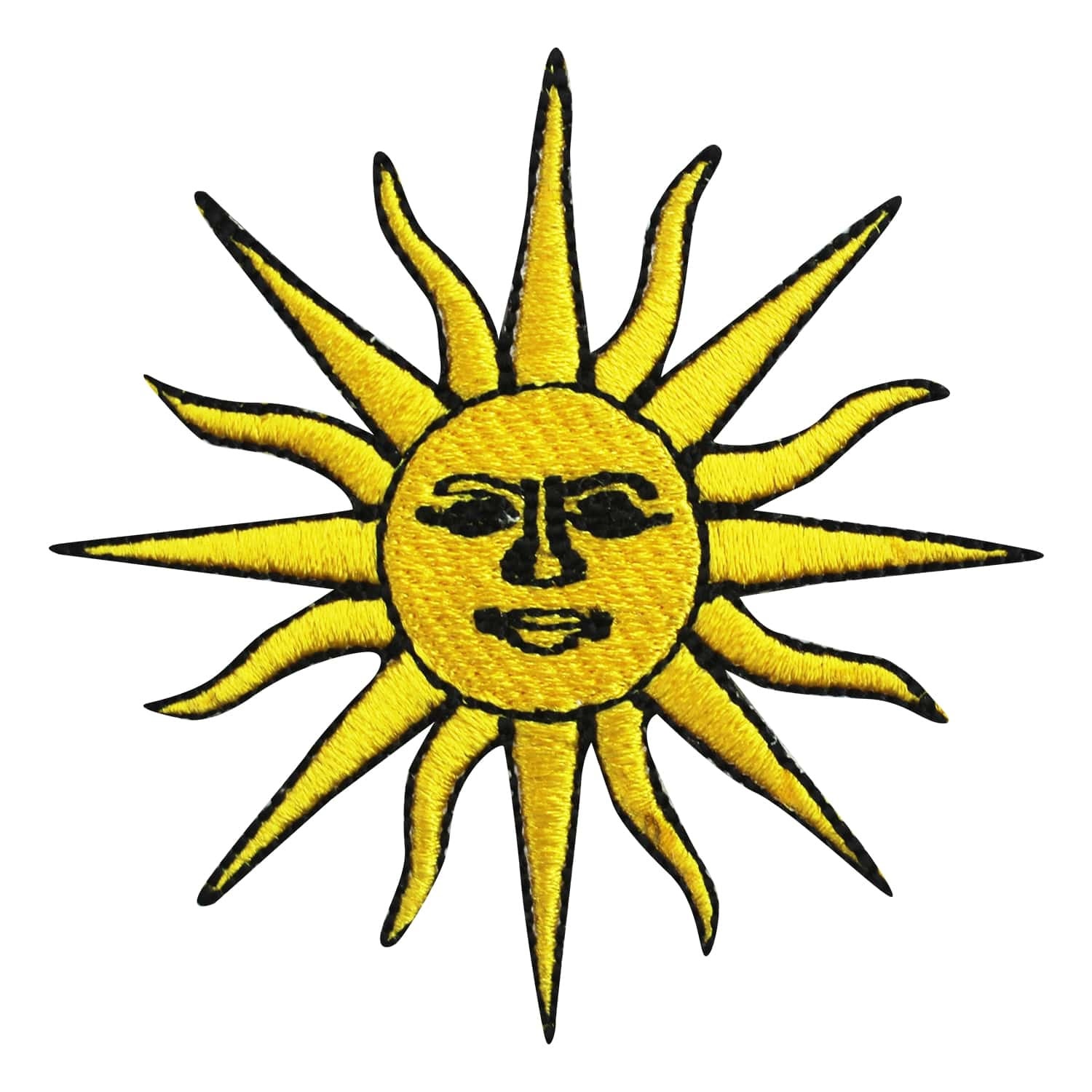 Sun of May Patch, Sun Patch Embroidered Iron on Sew on Patch Badge for ...