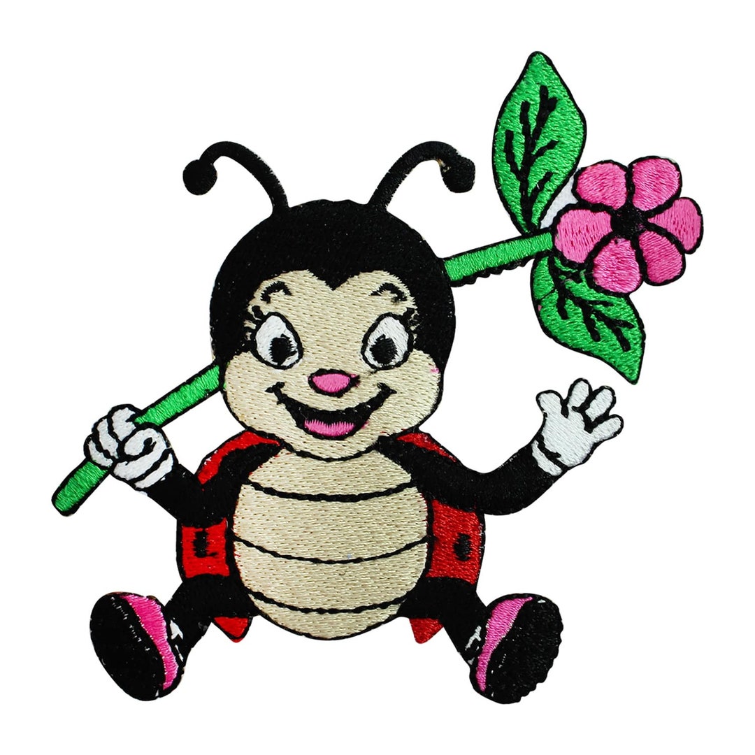 Lady Bug Patch, Kids Patch Embroidered Iron on Sew on Patch Badge for ...