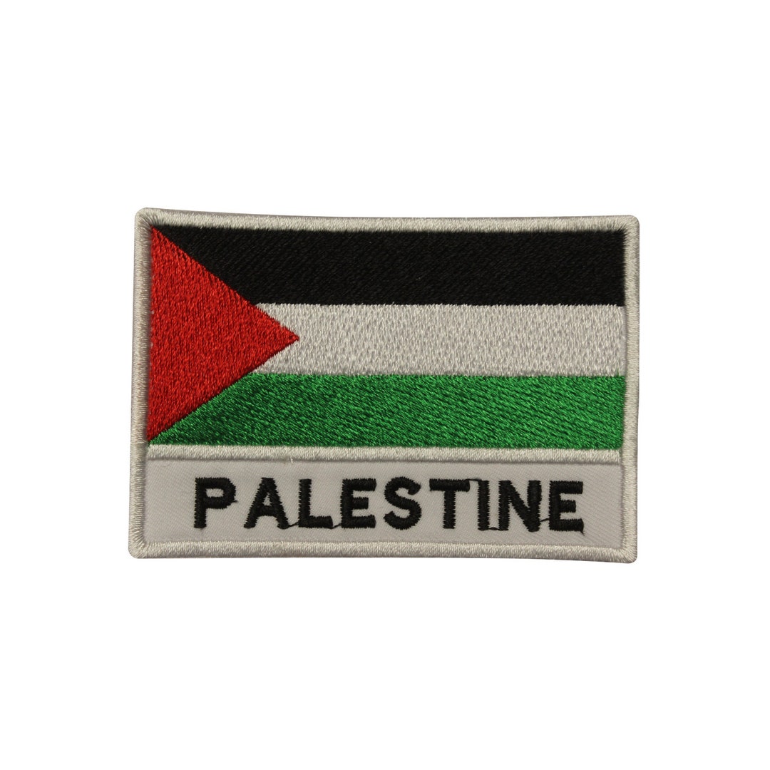 Palestine National Flag Embroidered Iron on Sew on Patch Badge for ...