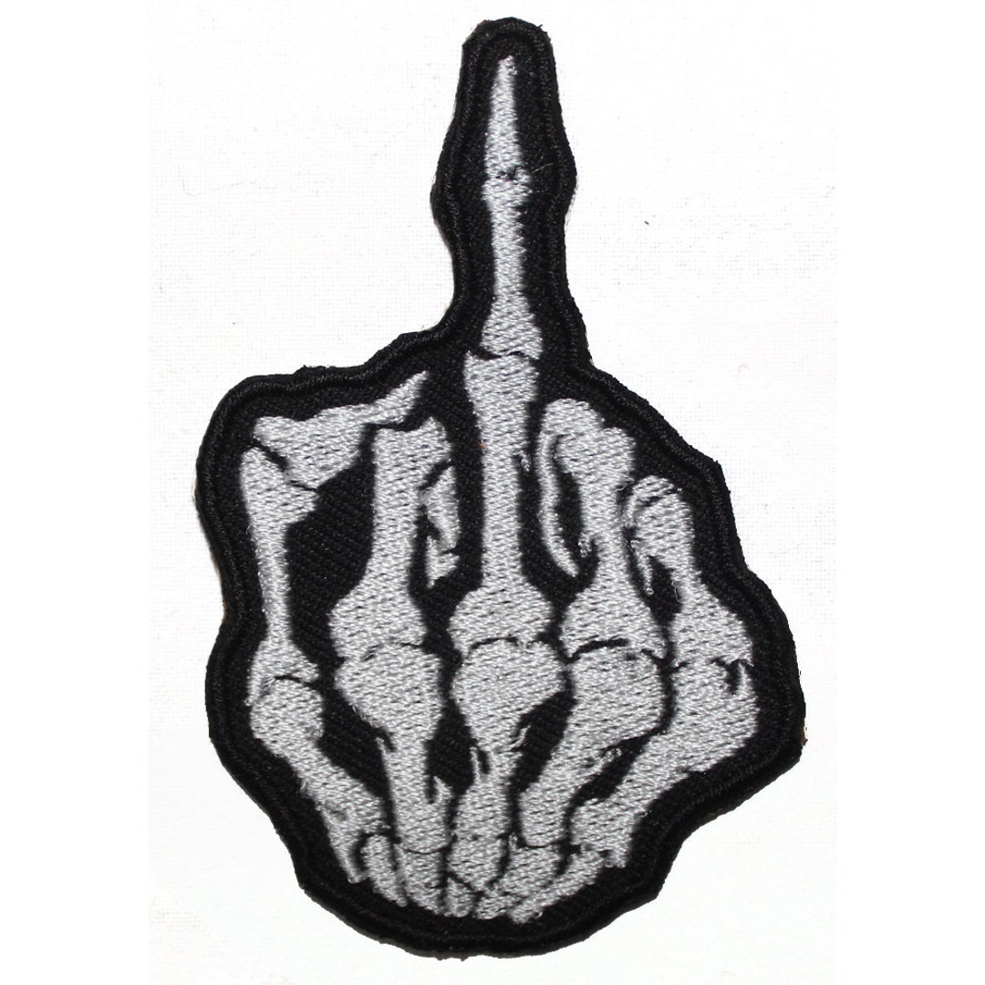 Middle Finger Patch Embroidered Iron on Sew on Patch Badge for Clothes Etc. 8.5x5.5cm - Etsy