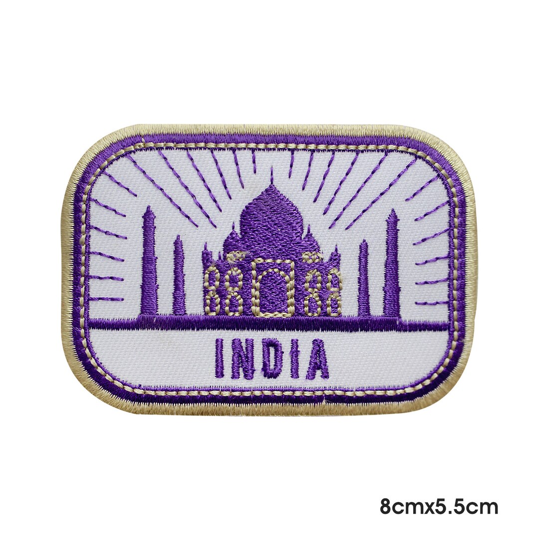 India Travel Patch, Taj Mahal Patch, Travel Patch, Cool Patch ...