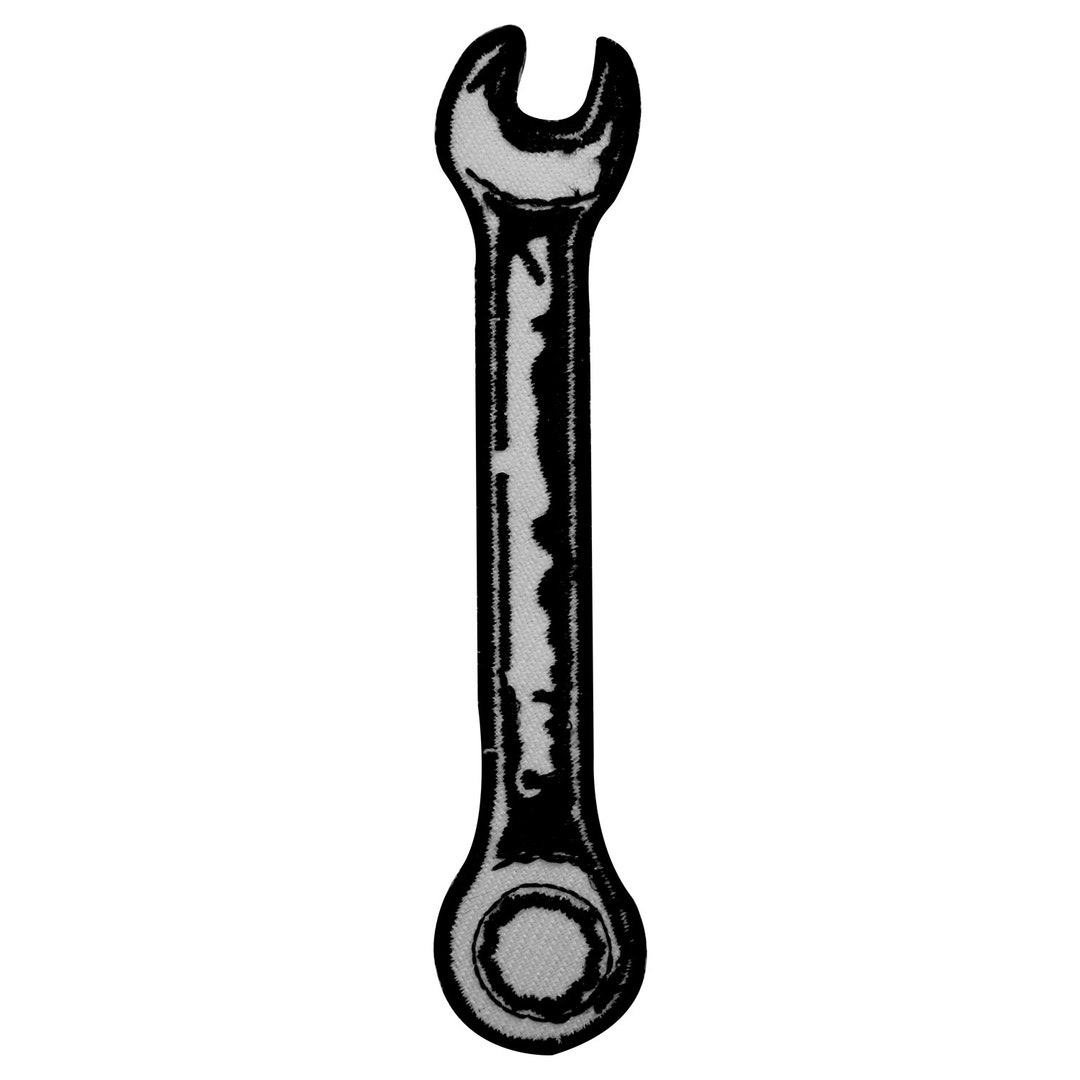 Mechanic Patch, Tool Patch, Wrench Patch Embroidered Iron on Sew on ...