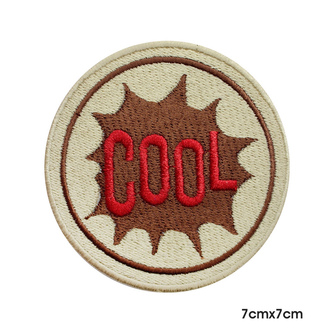 Cool Patch, Travel Patch, Cool Patch Embroidered Iron on Sew on Patch ...