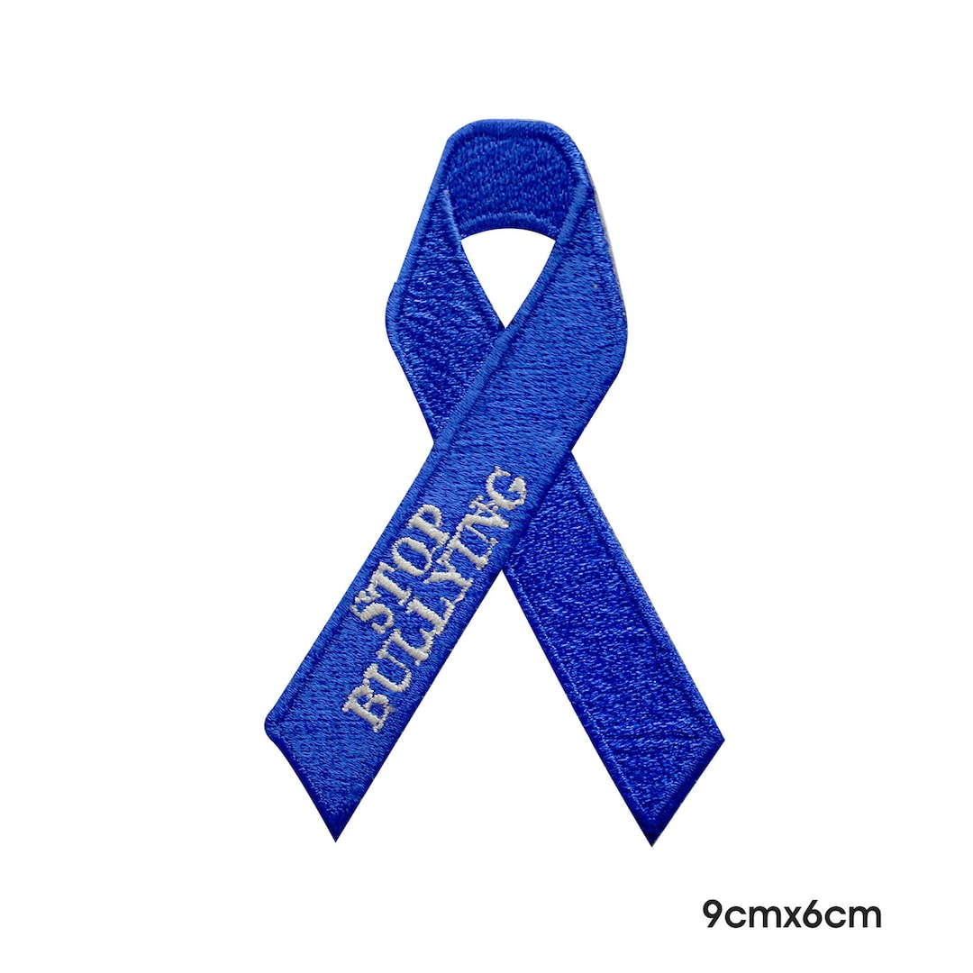 Stop Bullying Patch, Awareness Ribbon Patch, Awareness Patch ...