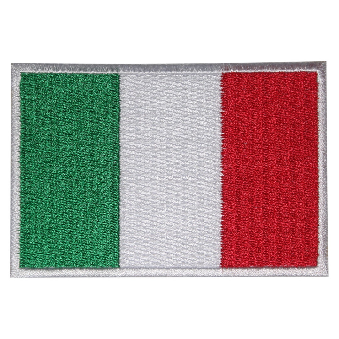 Italy National Flag Embroidered Iron on Sew on Patch Badge for Clothes ...