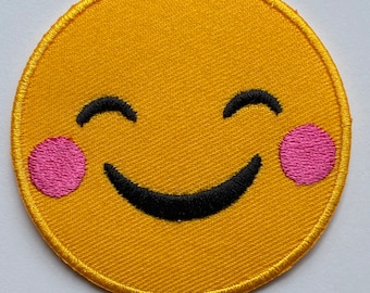 Smiley Face Patch Custom Made - Etsy