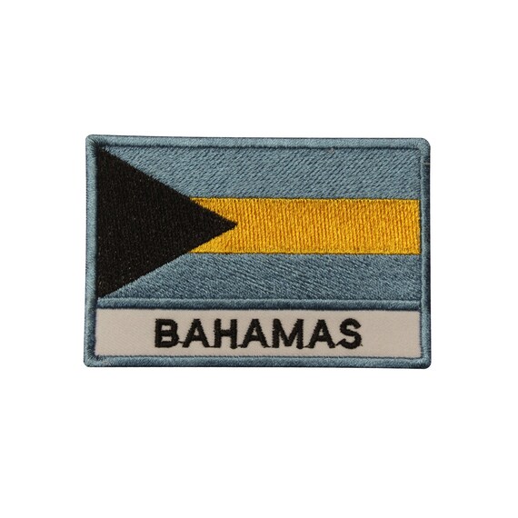 Bahamas National Flag Embroidered Iron on Sew on Patch Badge | Etsy