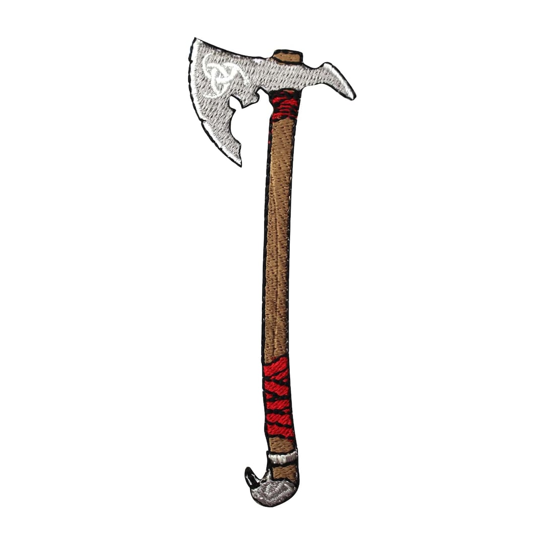 Viking Axe Patch, Vikings Patch, Cool Shield Patch Embroidered Iron on ...