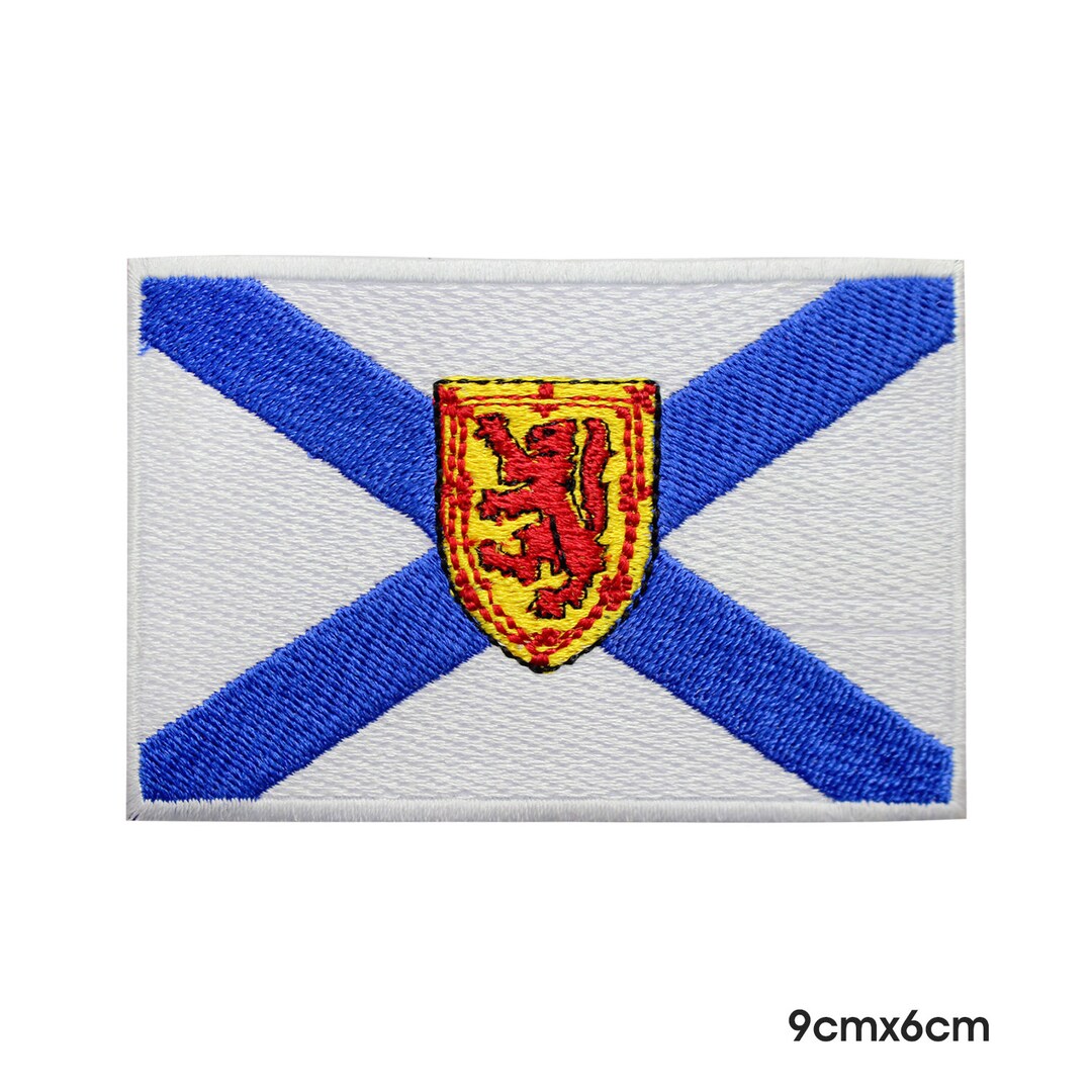Nova Scotia Flag Patch, Canada Flag Patch Embroidered Iron on Sew on Patch Badge for Clothes Etc ...