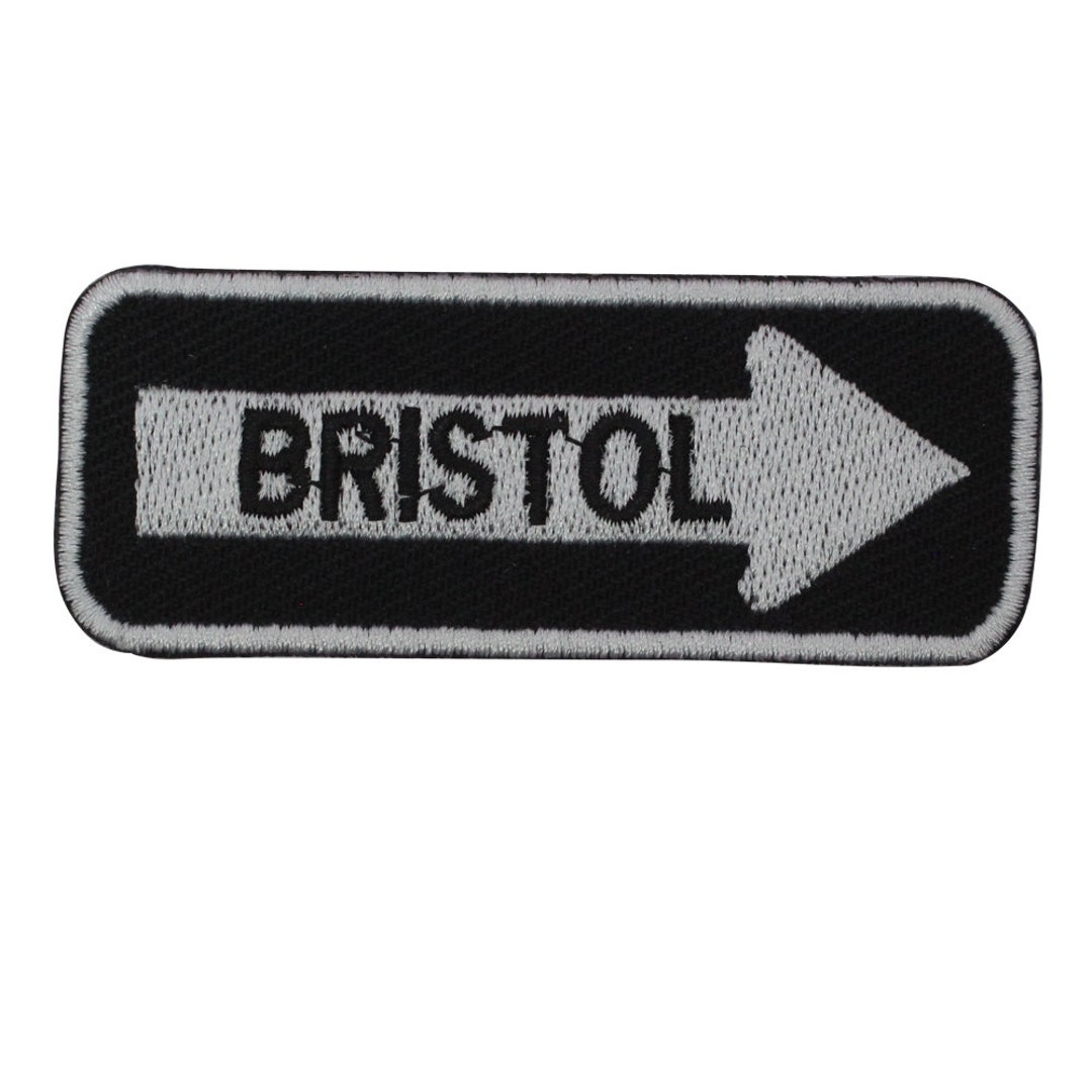 Bristol Road Sign Biker Embroidered Iron on Sew on Patch Badge for ...