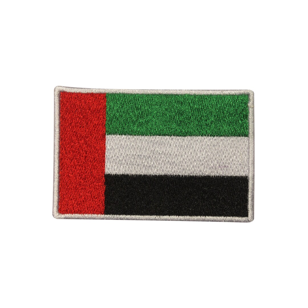 Emirates UAE National Flag Embroidered Iron on Sew on Patch Badge for ...