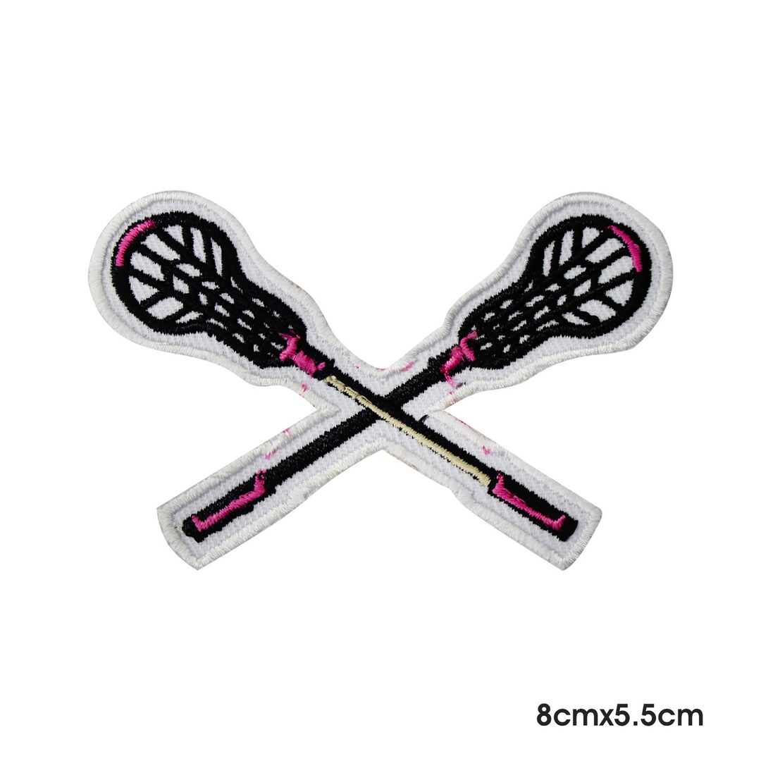 Lacrosse Sticks Patch, Lacrosse Patch, Golf Patch Embroidered Iron on ...