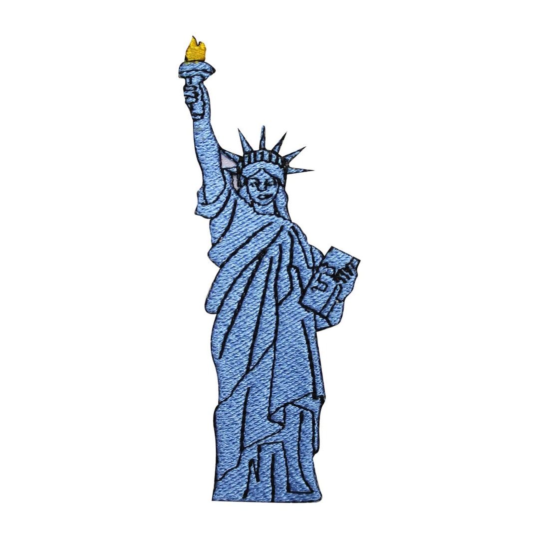 Statue of Liberty Patch Travel Patch Cool Patch Embroidered - Etsy