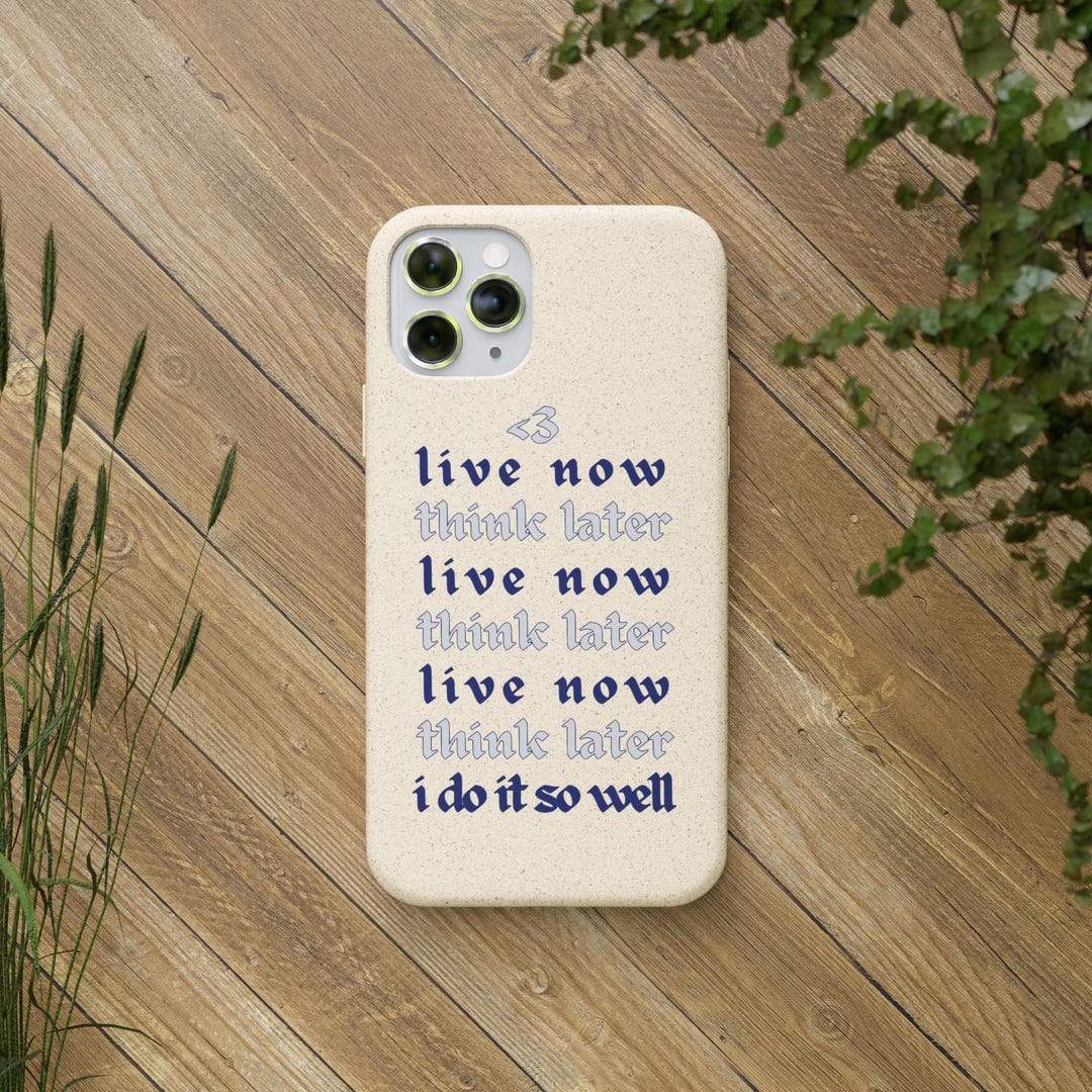 Tate Mcrae "think Later" Biodegradable Cases, Phone Covers, Eco ...