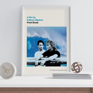 Point Break Print Movie Poster Retro Mid Century Modern - Etsy