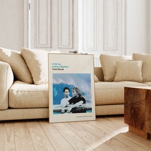 Point Break Print - Movie Poster, Retro, Mid Century Modern, Vintage ...