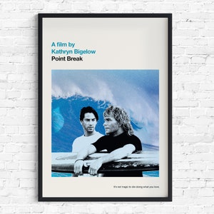 Point Break Print Movie Poster Retro Mid Century Modern - Etsy
