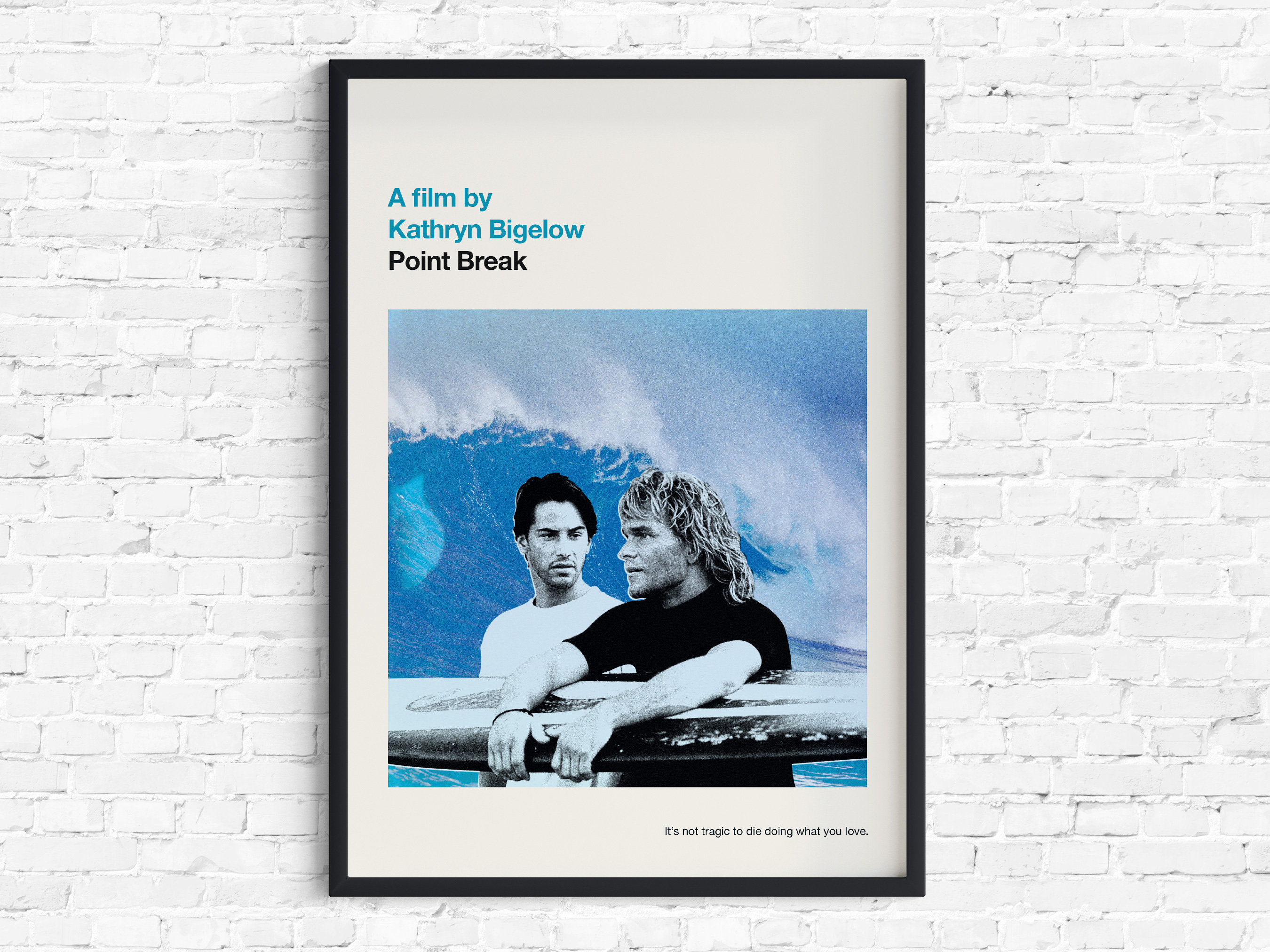 Point Break Print Movie Poster Retro Mid Century Modern - Etsy