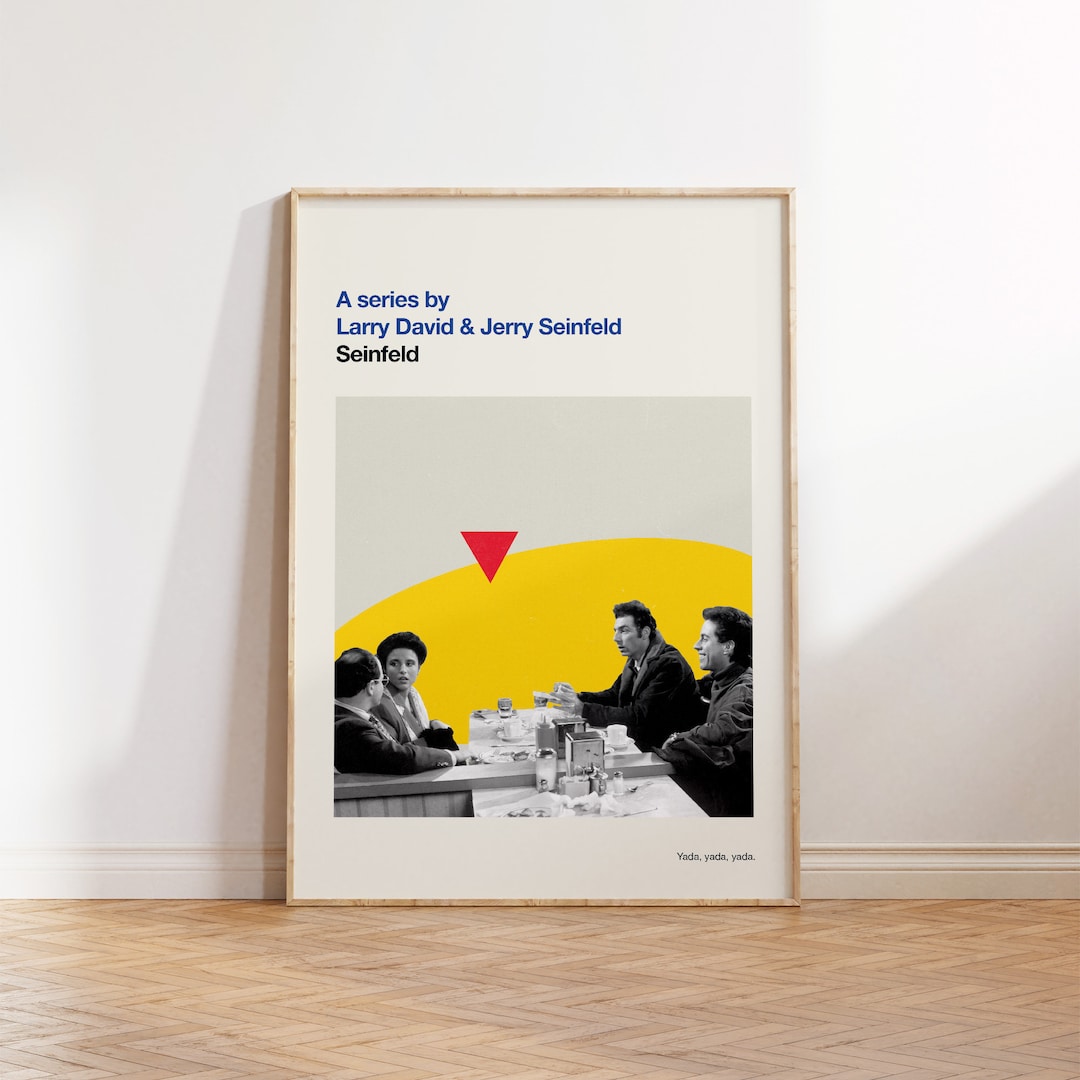 Seinfeld Print Movie Poster, Retro, Mid Century Modern, Vintage Art ...