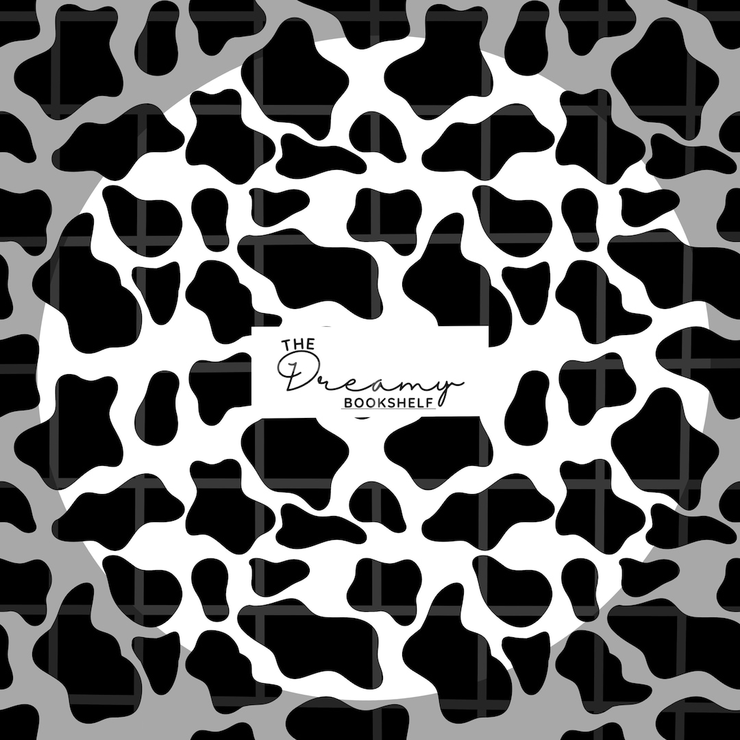 Cow Print Seamless Pattern Digital Paper – Black and White Animal Print ...