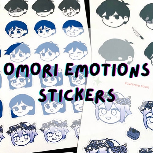 Omori 4x6 Vinyl Sticker Sheets Omori Kel Aubrey Basil Mari - Etsy Canada