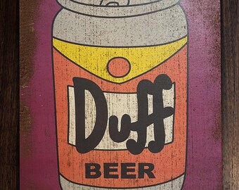Duff Sign - Etsy