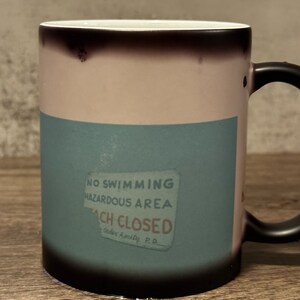 Jaws Inspired Color Changing Mug With Amity Island Logo and Appearing ...