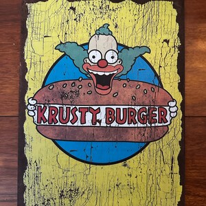 Weathered Vintage Simpsons Wall Sign(s) - Etsy
