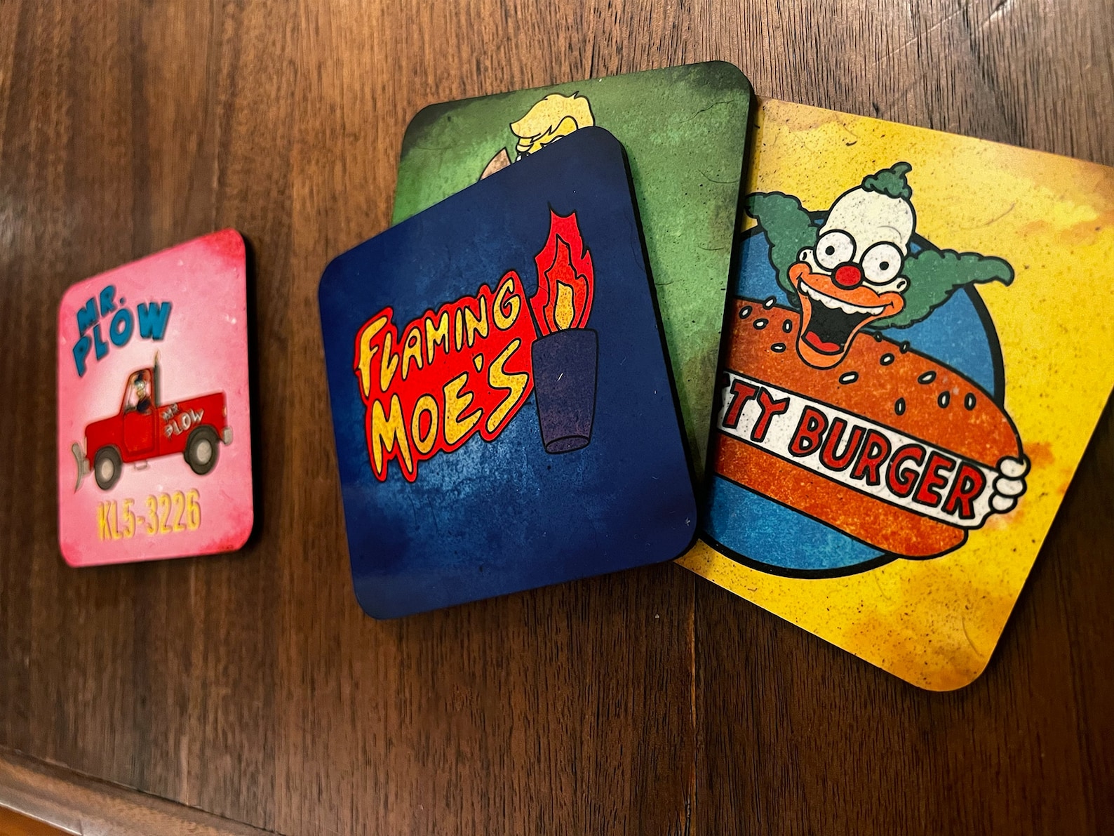 Vintage Simpsons Full Color Coasters - Etsy