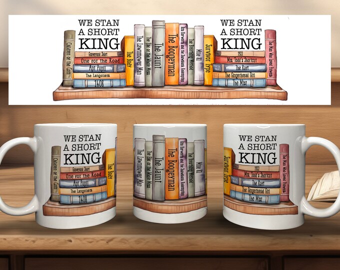 Stephen King - We Stan A Short King Mug - Tribute to Short Stories and ...