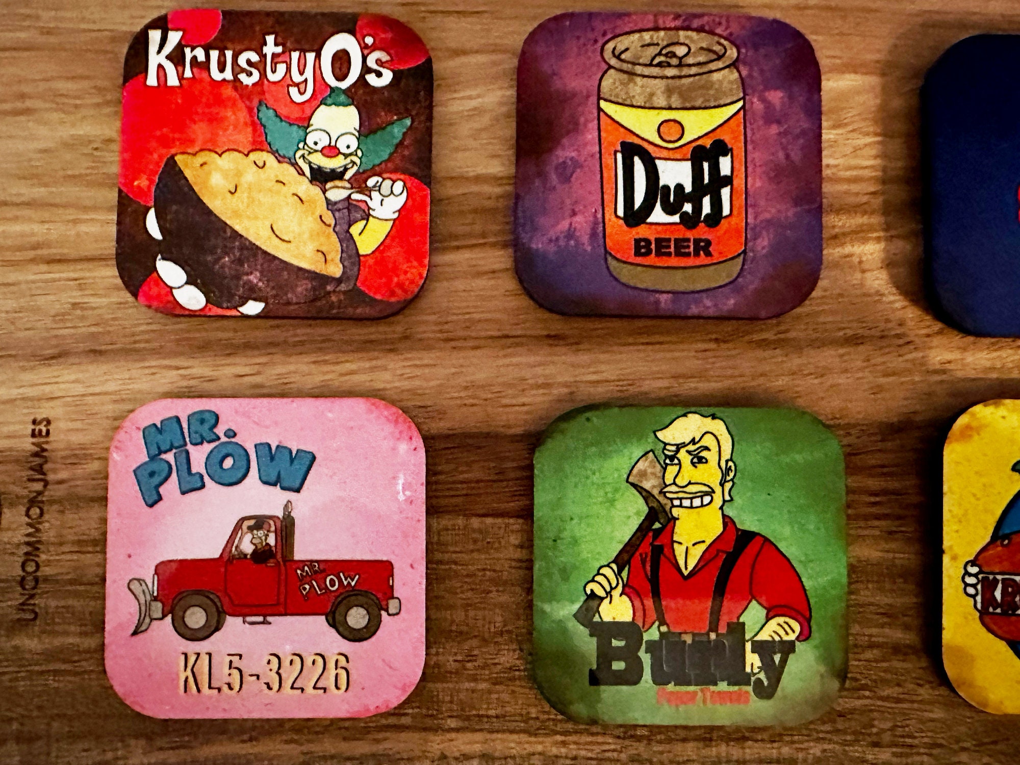 Vintage Simpsons Full Color Magnets - Etsy