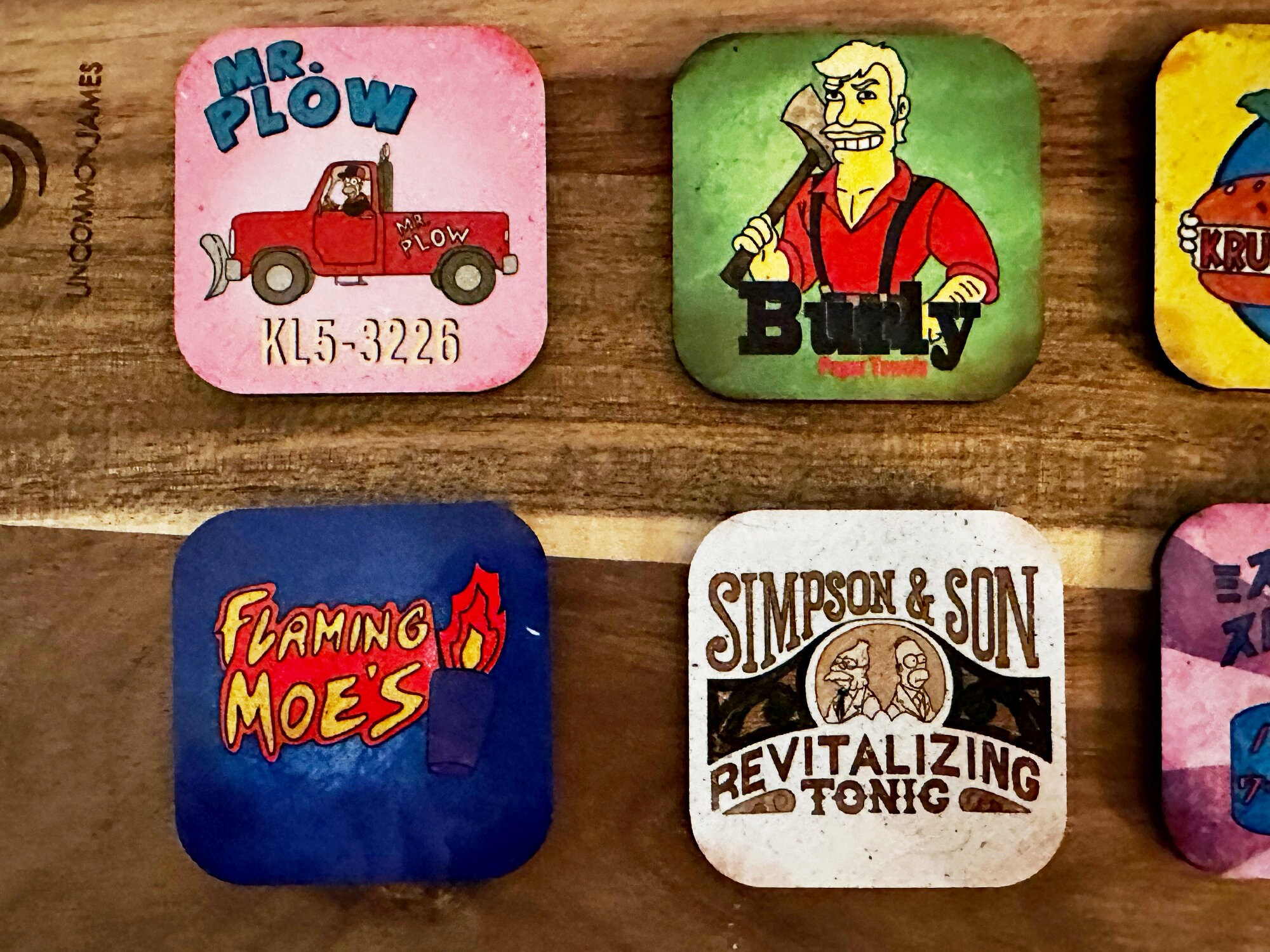 Vintage Simpsons Full Color Magnets - Etsy