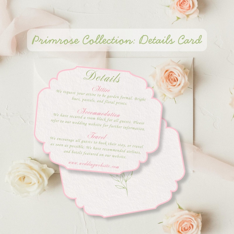 Scalloped Details Card - Etsy