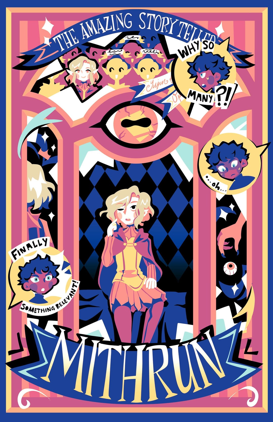 Delicious in Dungeon Mithrun Kabru Dungeon Meshi Dunmeshi Circus Poster ...