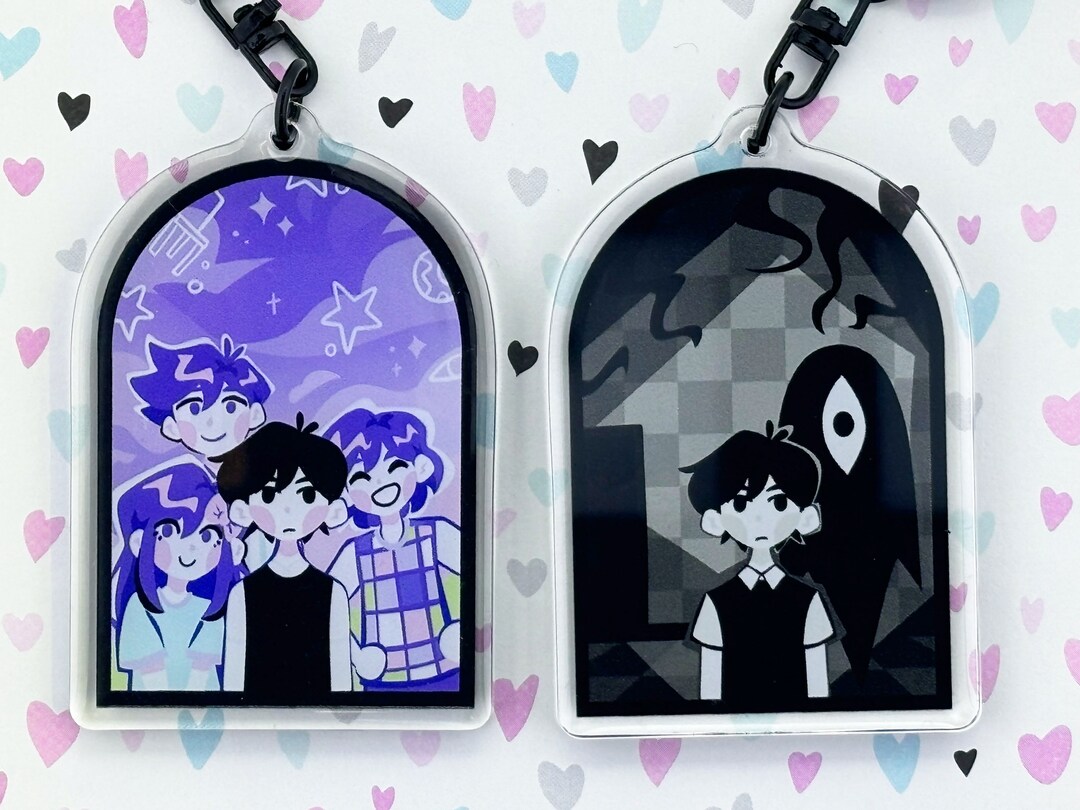 PRE-ORDER Omori Keychain Charm Mirror Headspace Kel Hero Aubrey Sunny ...