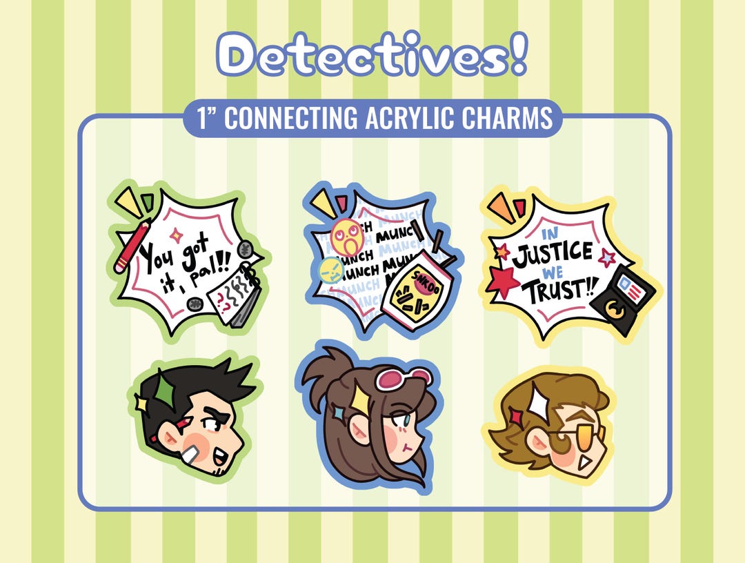 PRE-ORDER Ace Attorney Detective Gumshoe Ema Skye Bobby Fulbright ...