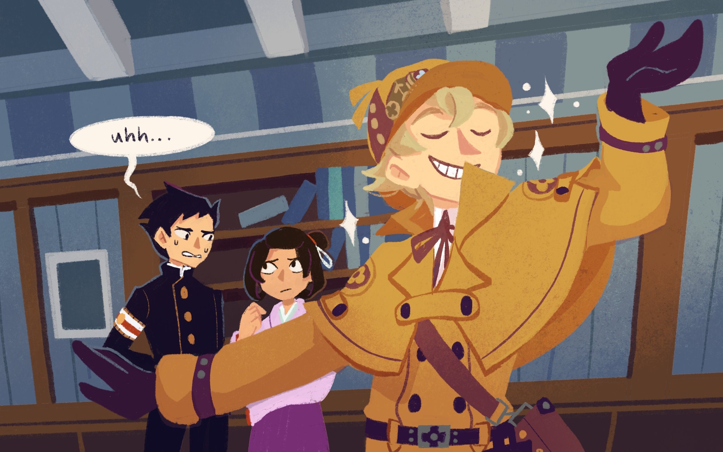 Herlock Sholmes Print, the Great Ace Attorney Poster, Dai Gyakuten ...