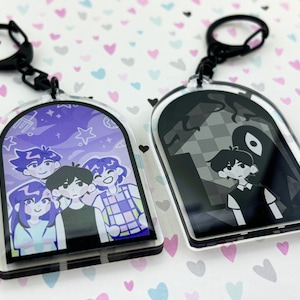 PRE-ORDER Omori Keychain Charm Mirror Headspace Kel Hero Aubrey Sunny ...