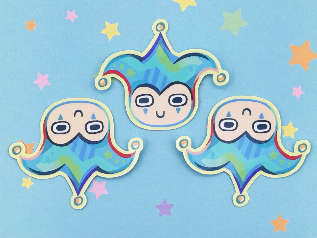 Ace Attorney Blue Badger Waterproof Vinyl Sticker Phoenix Wright Apollo ...