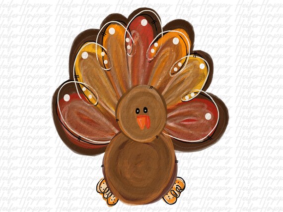 Cute Turkey Digital Download Png - Etsy