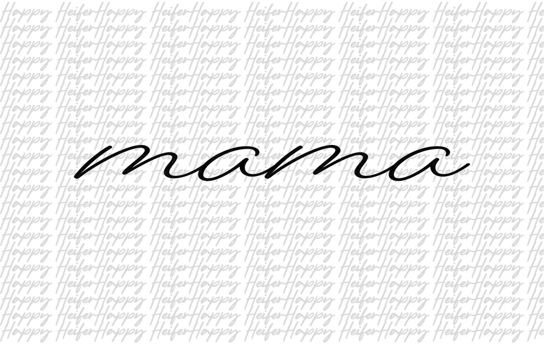 MAMA Simple Digital Download - Etsy