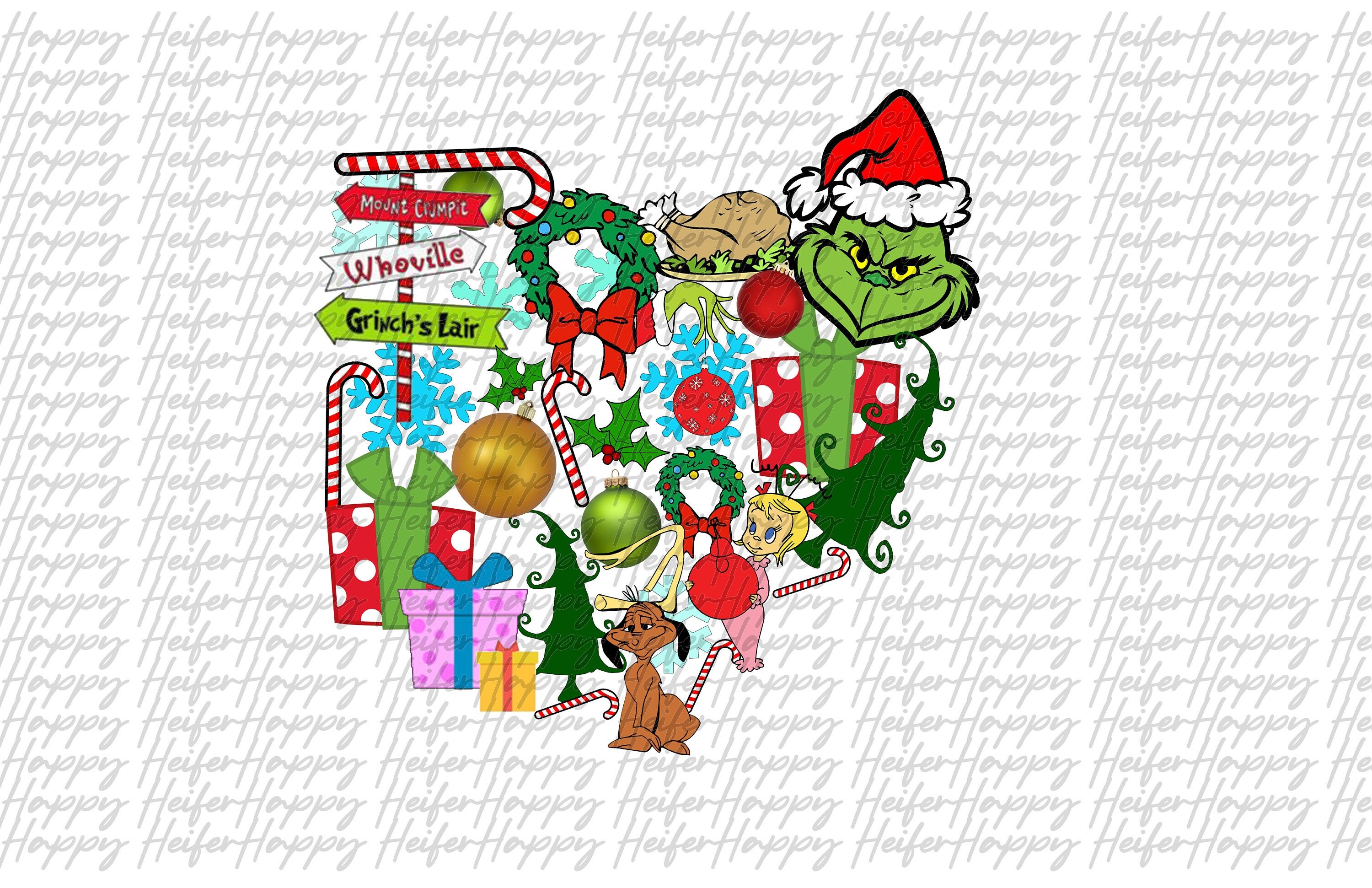 Grinch Ohio Collage Png - Etsy