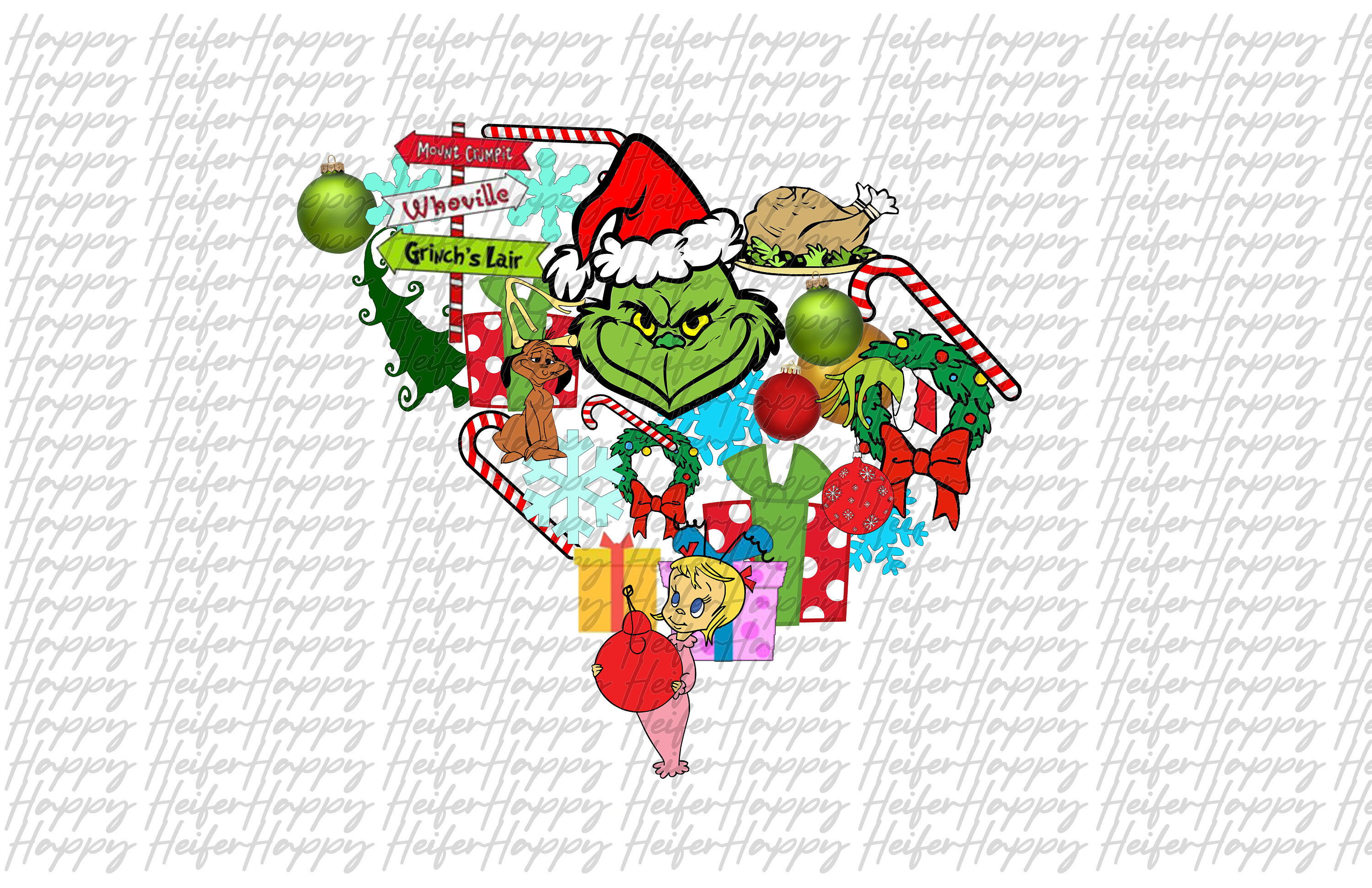 Grinch South Carolina Collage Png - Etsy